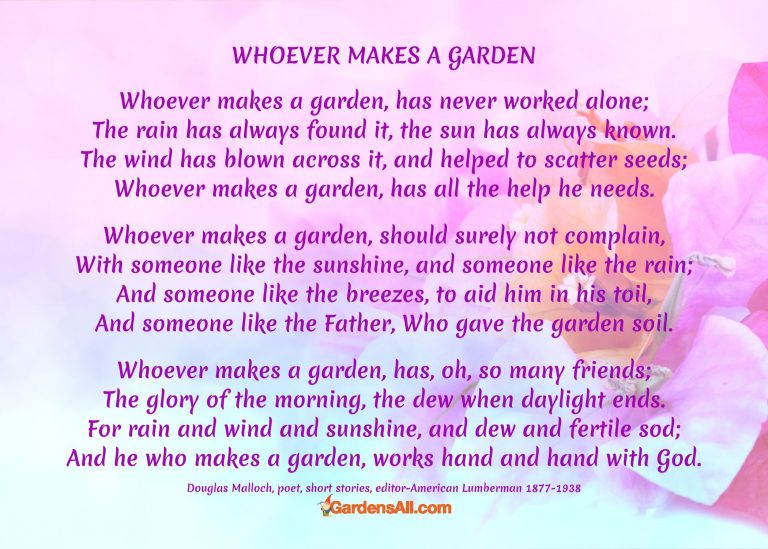 Garden Poetry & Poems for the Heart of the Gardener - GardensAll