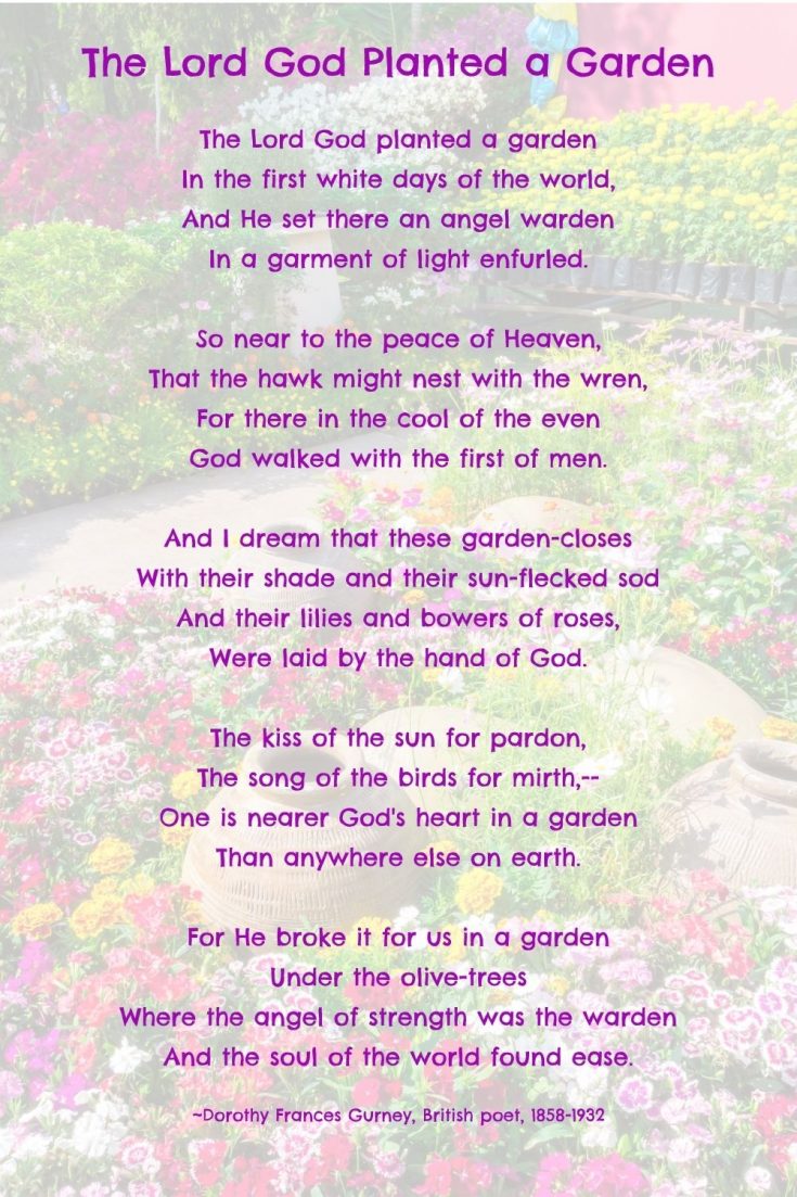 Garden Poetry & Poems for the Heart of the Gardener - GardensAll