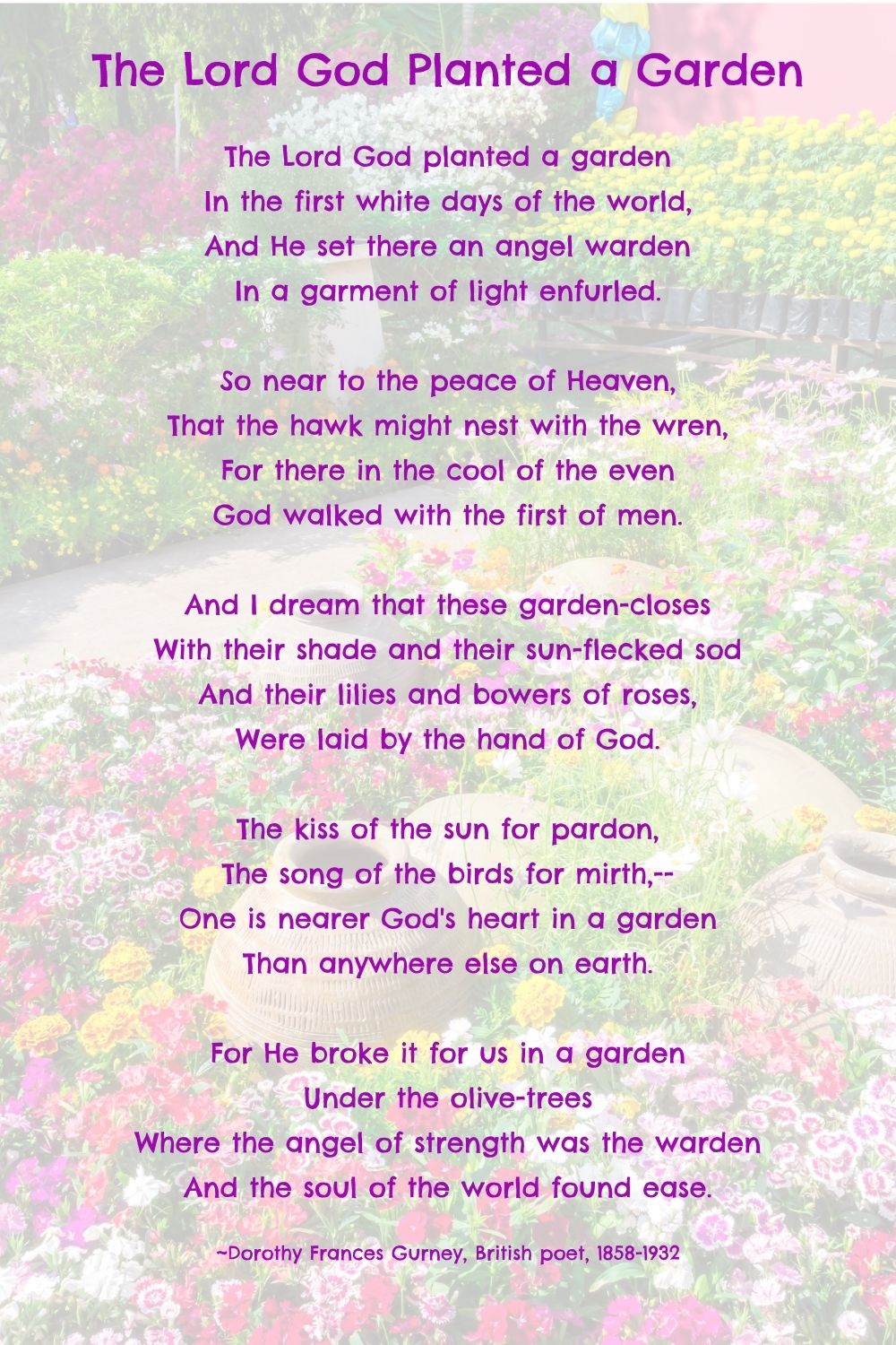 Garden Poetry & Poems for the Heart of the Gardener - GardensAll