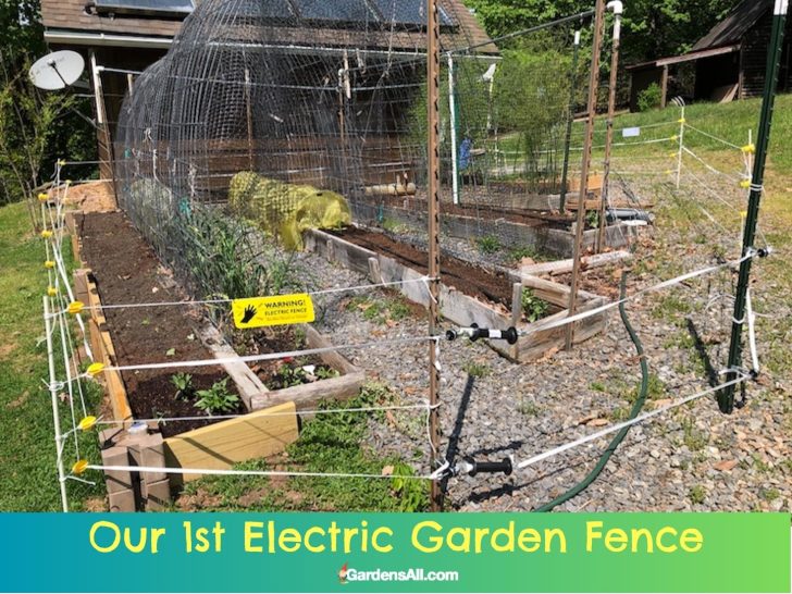 Solar & Electric Garden Fence Kit to Protect Your Crops from Critters