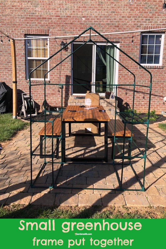 A Small Greenhouse Kit for Outdoors, a Great Size for Beginners ...